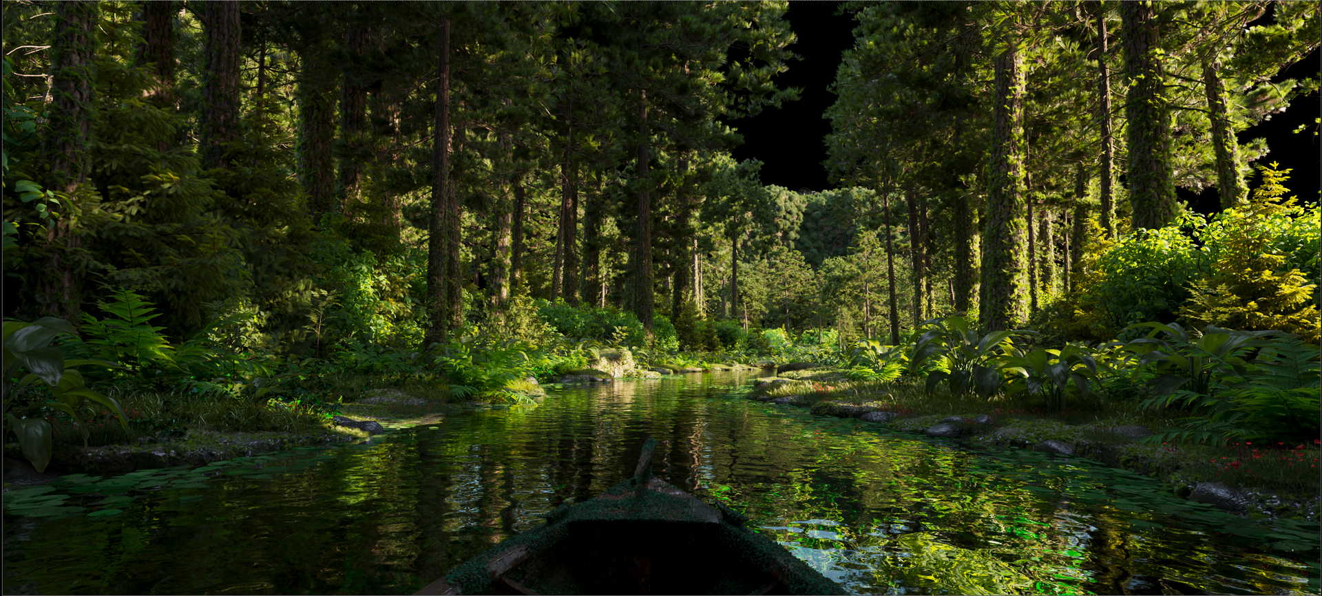 CG Forest Deep Compositing